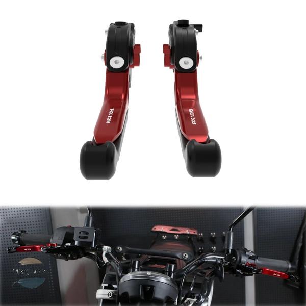 バイク FIT FOR アプリリア RX125 RX 125 2021 23 SX125 2021 23 CLUTCH LEVERS BRAKES ADJUSTABLE FOLDING EXTENDABLE