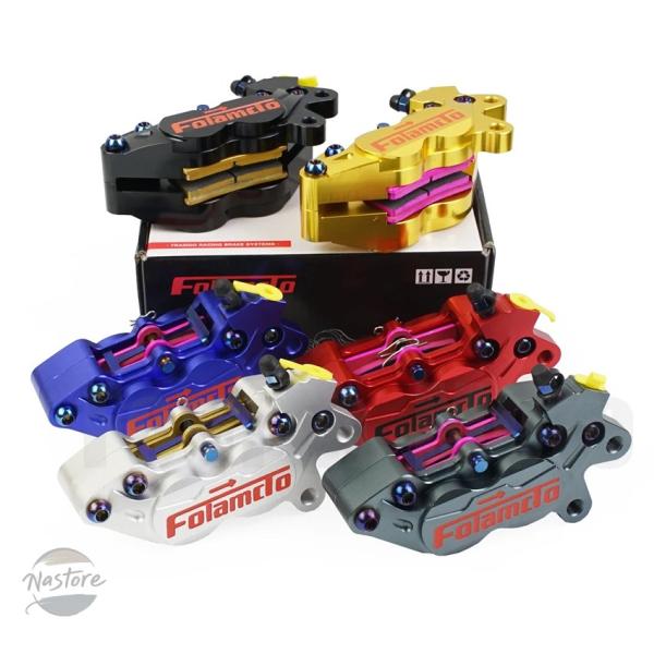 40MM PITCHING DISC CALIPER バイク 4 PISTON 4*30MM DISKS CALIPER PUMP FOR ヤマハ カワサキ スズキ MODIFY HF6 FRANDO