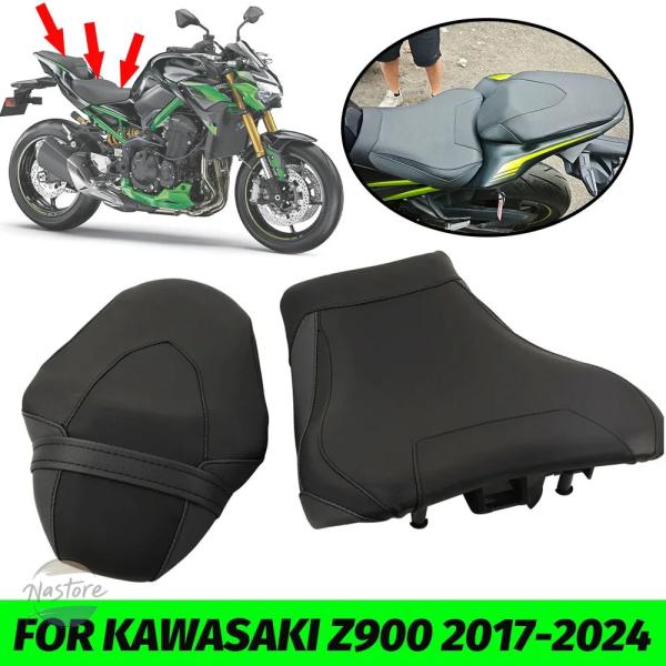 カワサキ バイク Z900 2017 2024 BLACK FRONT DRIVER OR REAR SEAT CUSHION PRESSURE RELIEF COMFORTABLE PASSENGER PAD