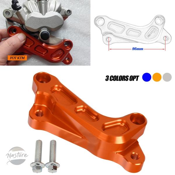 320MM DISC BRAKE CALIPER MOUNT ADAPTER FRONT AND REAR COLUMN BRACKETS KTM XC XCF XCW SX SXF EXC EXCF TPI SIX DAY 1994 2023