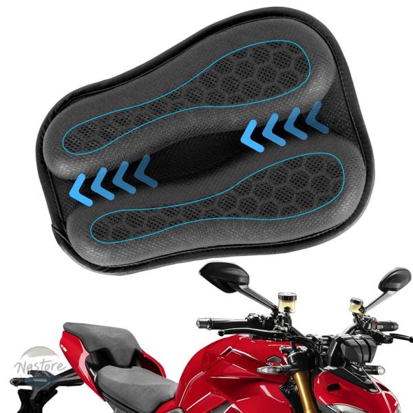 バイク SEAT CUSHION BREATHABLE 3D AIR CUSHION SHOCK ABSORPTION PRESSURE RELIEF GEL MOTO RIDE SEAT PAD バイク ACCESSORIES