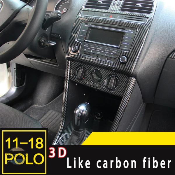 カスタム vwポロ2011-18 カースタイリングabsカーボン装飾スパンコールエアアウトレットパッチアクセサリー 部品 カスタムパーツ アクセサリー