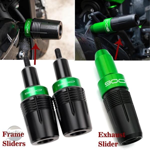 z900 バイク フレームスライダー カワサキ se 2017-2025 2024 排気クラッシュパッド カスタムパーツ 部品 アクセサリー当店の商品は海外製品が主となります。画像をよくご確認お願いします。・商品はTOPもしくは、オプション...