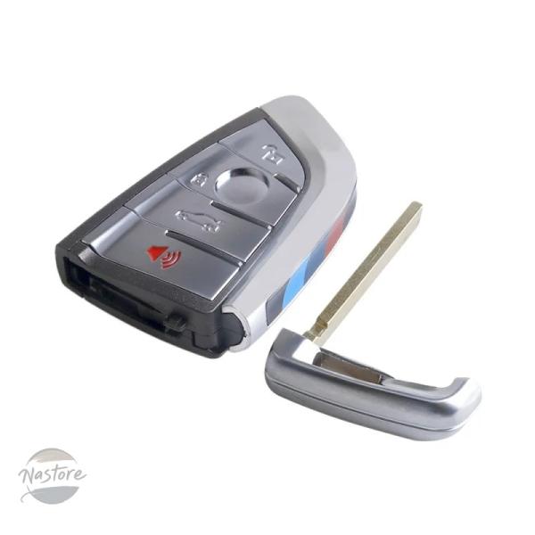 BMW X1 X3 X5 X6 F48 F39 F10 F22 F30 G30 G20 530 525 730 3/5/7シリーズ HINDLEY 4 ボタン スマートカードキーシェル インサートブレード