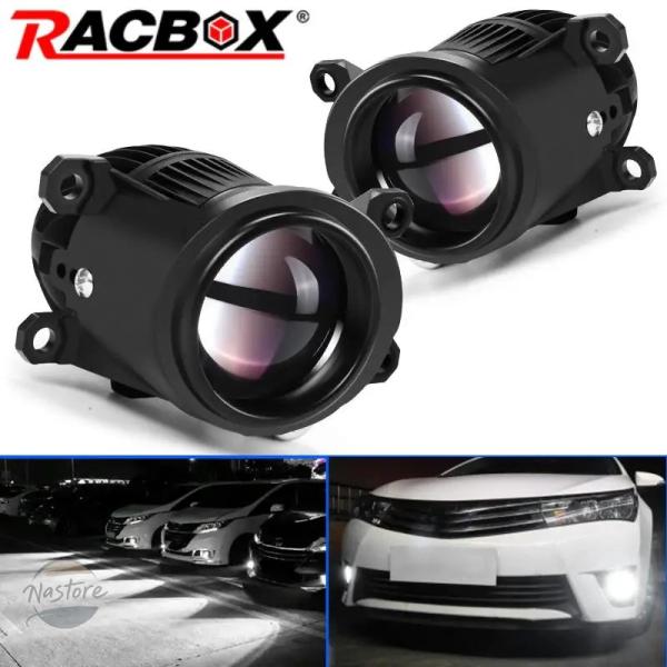 トヨタ トヨタ フォグランプ レンズ 2.0インチ BI LED ミニ PTF プロジェクターレンズ フォグランプ カローラ/レクサス/カムリ/フォーチュナー/ハイラックス/アルティス/シエンタ