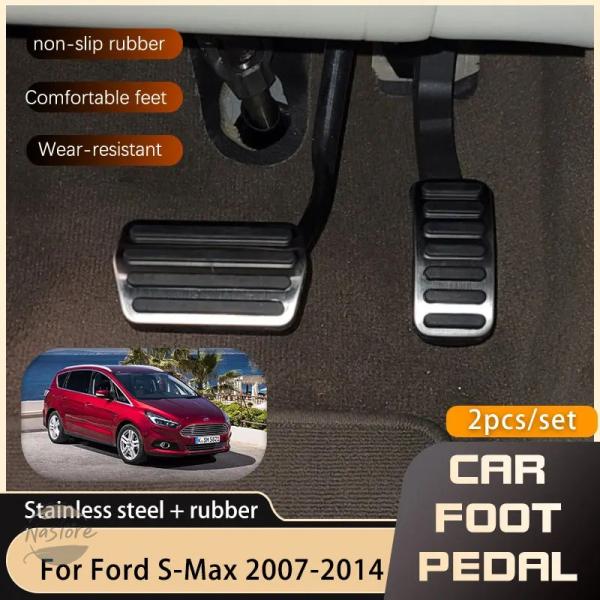 カバー ブレーキ ステンレス 自動 ペダル フォード FORDS MAX 2007 2011 2012 燃料ガスケット ドリルし