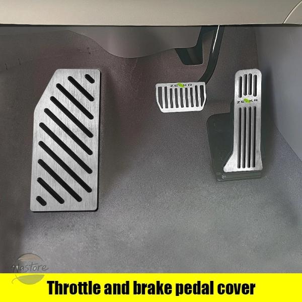 リア ブレーキ カスタム 24 25ポールZEEK 7Xスロットルペダル 合金 滑り止め レストフットペダル専 インテ適応