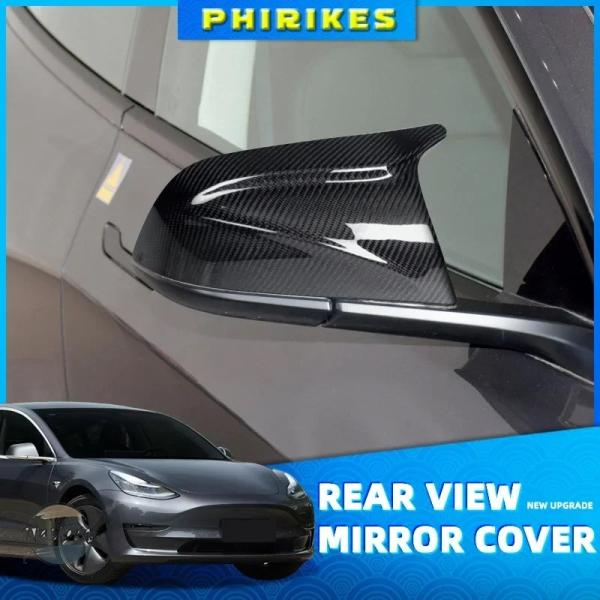 テスラ TESLA カバー 交換 モデル3 2016 19 2020 2個 バックミラー シェルキャップ ハウジング