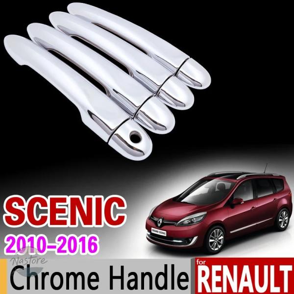 カバー ハンドル カスタム ルノーシーニックiii 2010-2016 クローム グランドシーニックxmod 2011-14 2015 アクセサリー カースタイリング3 部品