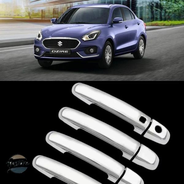 スズキ suzuki カバー ハンドル カスタム dzire mk3 クロームドア トリム保護 カーアクセサリー ステッカー アクセサリー 2018-21 2022 2023 部品