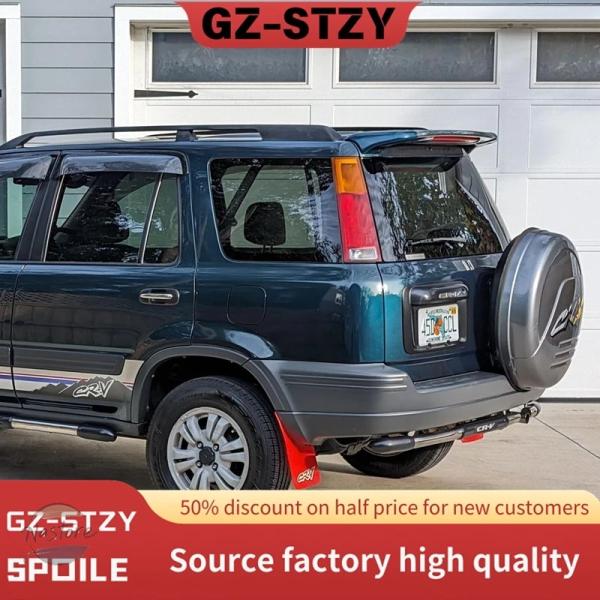 ホンダ honda リア スポイラー ルーフスポイラー ルーフ crv cr-v 1996-2000 トランクリッド abs プラスチックウイング自動車装飾色 部品