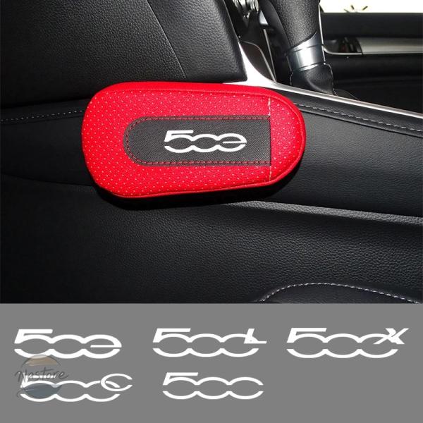 フィアット 500 500C 2007 2023 2X 右/左サイドミラー バックミラー レンズ アクセサリー 加熱式 防水 防眩 大型ビジョン