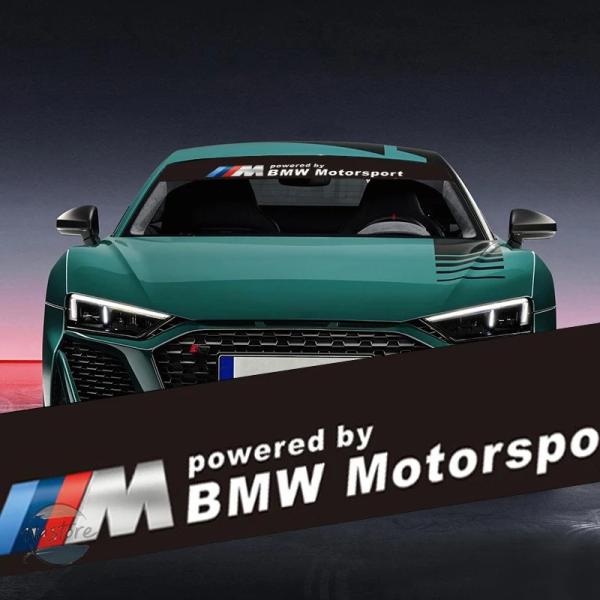1X フロントガラス 装飾 デカール サンシェード ステッカー BMW M3 M4 M5 G42 G30 G20 E39 E36 E87 E53 F44 F07 F34 G15 G16