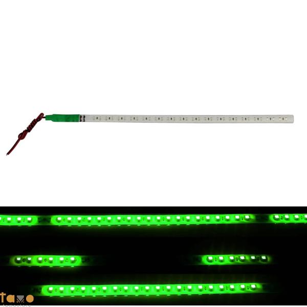 1X グリーンフレキシブルストリップライト 30CM 1フィート 12フィート ナイトライダー フラッシュストロボスキャナー 防水 32 1210 SMD LED M009 G