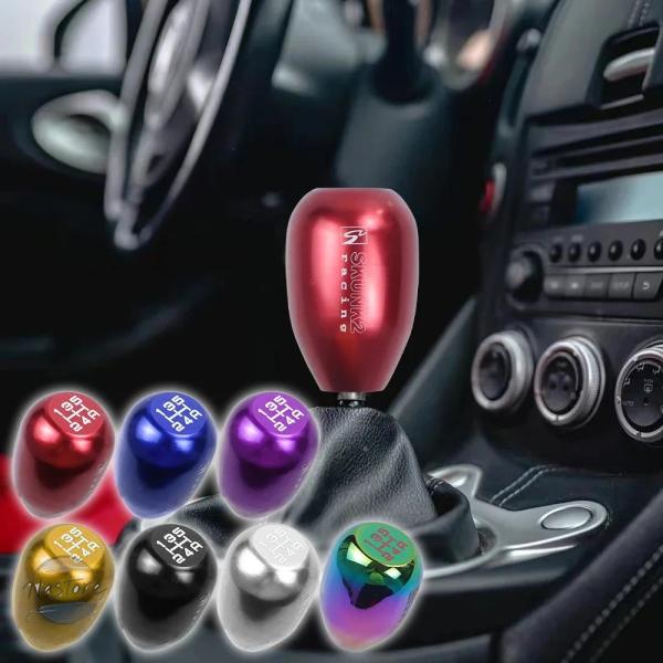 JDM スタイル アルミ製 SKUNK2 ギア シフト ノブ シフター レバー ヘッド カー スタイリング 汎 オートアクセサリー ホンダ