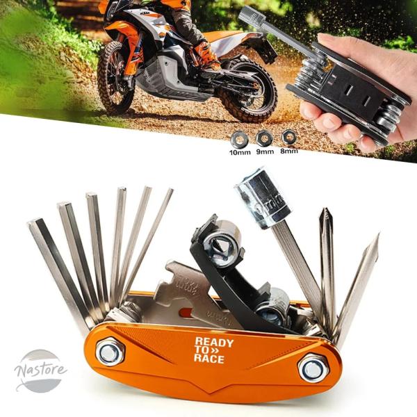 KTM READY TO RACE EXC TPI デューク 390 690 790 890 1090 1190 1290 ADVENTURE RC390 RC125 RC200 折りたたみ 式ツールリペアドライバー