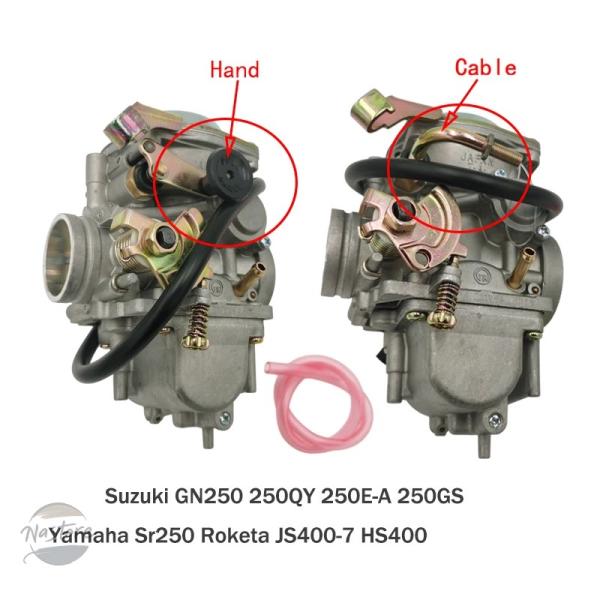 スズキ GN 250 キャブレター GN300 DR250 ヤマハ SR250 ロケタ JIANSHE JS400 7 HENSIM HS400 スカウト 300CC 400CCCARB GN250 キャブレター