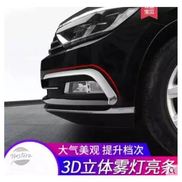 フォルクスワーゲン VW パサート B8 ヴァリアント 2016 19 グロスブラック ABS フォグ フロントライト フレーム カバー トリム レーシング ステッカー グリル