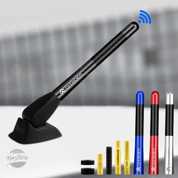 シトロエン C4 C5 C3 C2 C1 C4L C6 ピカソ サクソ C ELYSEE VTS カーボン ショート ラジオ アンテナ ステッカー カー スタイリング アクセサリー