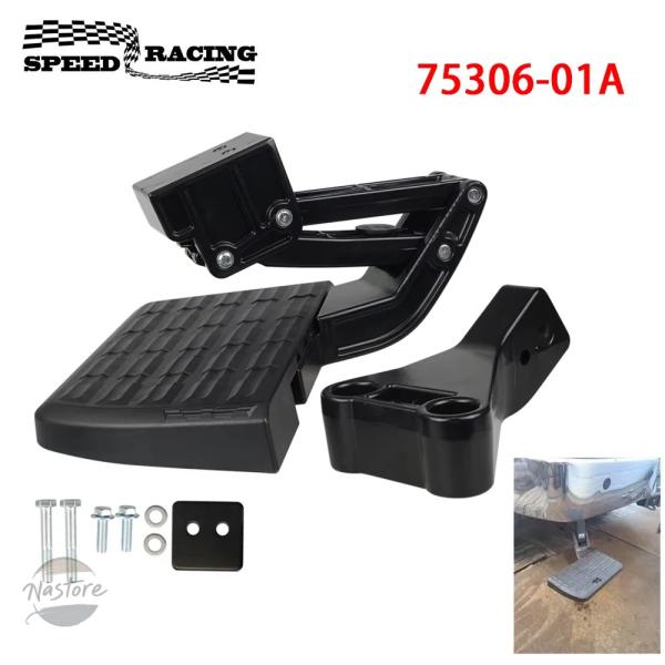 BEDSTEP 格納式 バンパー フットステップバックリアTステップ トラック ペダル 2009 2010 2018 RAM 1500/2500/3500 75306 01A アクセサリー