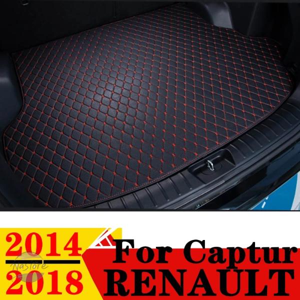 ルノー キャプチャー 2016 18 15 2014 トランク マット カスタム フィット フラットサイド リアカーゴカバー カーペットライナー テール ブーツ ラゲッジ パッド