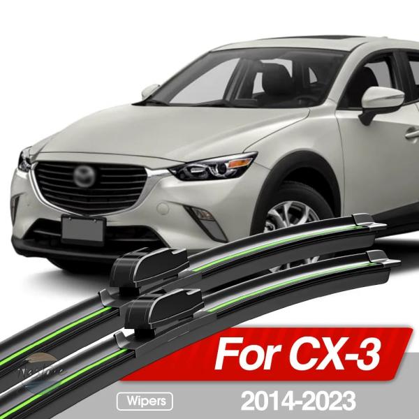 マツダ CX 3 CX3 CX 3 2014 2023 フロントガラス ワイパー ブレード 2個 フロントガラス ウィンドウアクセサリー 2015 2017 21