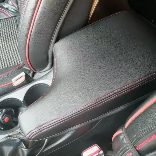 マツダ 3 アクセラ 2014 18 マイクロファイバーレザー インテリア センター アームレスト ボックス カバー アクセサリー LHD専