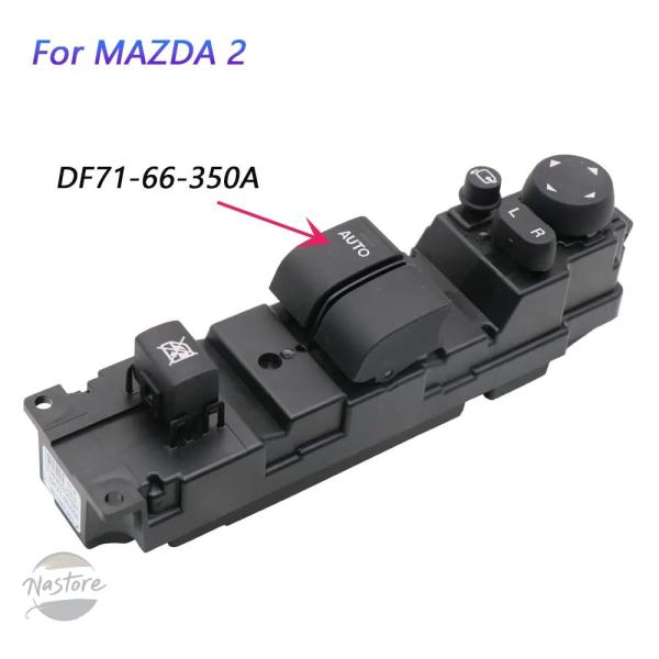 LHD 電動パワーマスターウィンドウ コントロール スイッチ マツダ 2 オートアクセサリー DF7166350A DF71 66 350A 03124290 対応