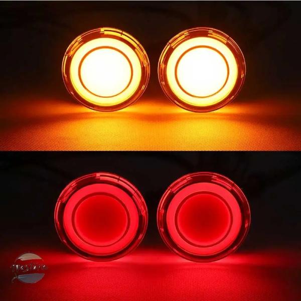 1157 BULLET フロントリア バイク LED ウィンカーライト DRL インジケーター ランプ テール ブレーキライト スポーツスター ダイナ ツーリング ソフテイル