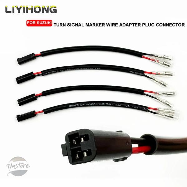 スズキ 750 1000 SV650 イントルーダー VS800 ブールバード S50 DRZ ウィンカーライト 配線 ハーネス コネクタ ワイヤー アダプタ プラグ