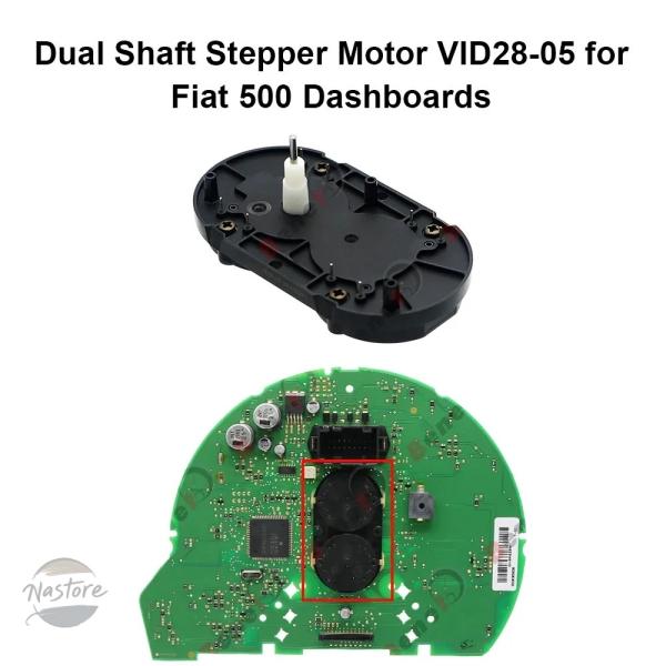 フィアット500計器クラスター用ダッシュボードデュアルシャフトステッピングモーターVID28-05