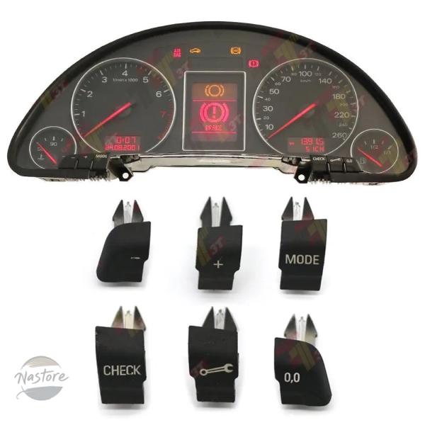 Audi A4 8E S4 B6 B7およびSeat Exeo計器クラスター用ダッシュボタンスイッチ（2004-2008）