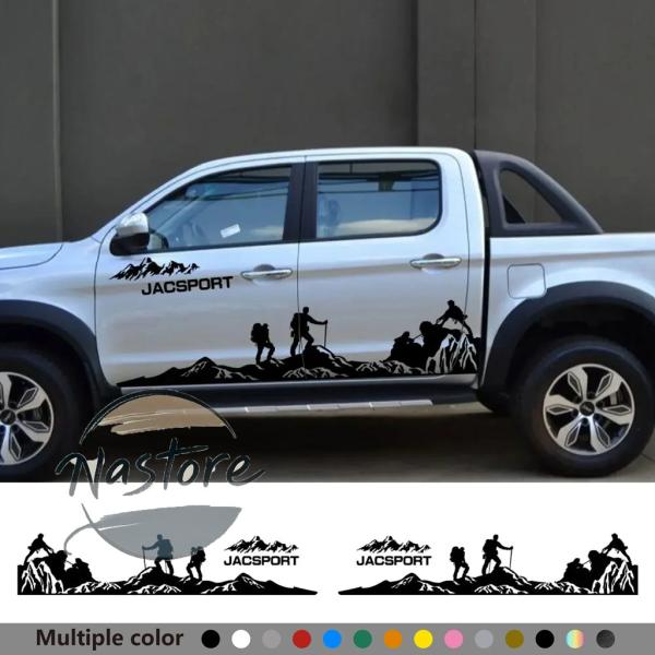 t6 カバー jac shuailing t8 pro トラック ピックアップドアサイド ステッカー マウンテンクライム装飾デカール カ当店の商品は海外製品が主となります。画像をよくご確認お願いします。・商品はTOPもしくは、オプションでご...
