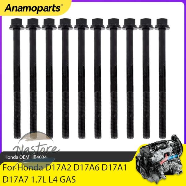 l4 ホンダ honda シビック ヘッド シリンダーボルトセット 1.7 l ex hx d17a2 d17a6 d17a1 d17a当店の商品は海外製品が主となります。画像をよくご確認お願いします。・商品はTOPもしくは、オプションでご...
