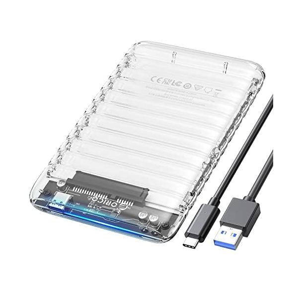 -/-/USB C 6Gbps・Model:USB C 6Gbps・内部の高い可視性ORICO 2.5インチ HDD ケースは高品質な透明クリスタルPC素材を使用。クリアSSD ケースのデザインで、開けずに中のドライブを見ることができます。...