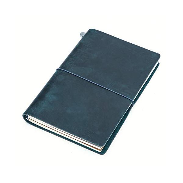 アンティークネイビーブルー/L (A5サイズ 155 x 220mm)/-・Color:ネイビーブルーSize:L (A5サイズ 155 x 220mm)・パッケージ個数:1・レザー手帳本革を採用。使えば使うほど艶・深みが増やしていき、長年...