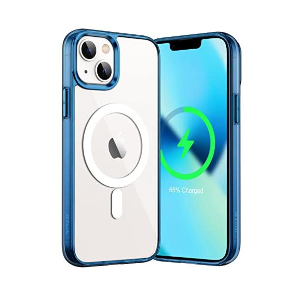 ネイビー/5.4インチ/3697C・Color:ネイビー・[互換性] iPhone 13 mini (5.4インチ)用に特別に設計されています。38個のマグネットを内蔵し、すべてのMagSafeアクセサリーに対応できるクリアケースです・[強...