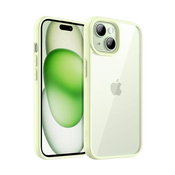 グリーン/-/5567D・Color:グリーン・[互換性] iPhone 15 6.1インチ用に完璧にフィットします。注：15 Plus / 15 Pro / 15 Pro Maxには対応しません。ワイヤレス充電をサポートします・[信頼でき...