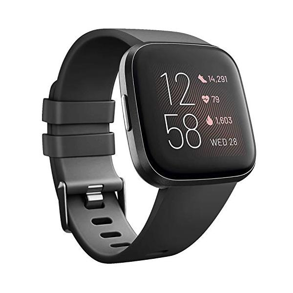 ブラック/S/-・Size:SColor:ブラック・対応機種：Fitbit Versa / Fitbit Versa 2 / Fitbit Versa Lite スマートウオッチ。（注：Fitbit スマートウオッチは含まれていません）。・...