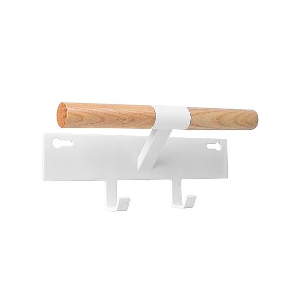 工業的なデザインホワイト/-/-・Color:ホワイト・商品の仕様サイズ：26*6.5*11cm 重さ：495ｇ　重さ：773ｇ　材質：スチール（粉体塗装）＋天然木（ラッカー塗装）　耐荷重：約5kg・設置便利ネジで簡単に壁に設置できます。な...