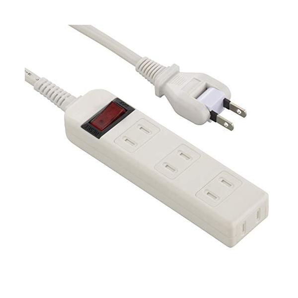 ホワイト/1m/HS-TV41S-W・Size:1m・パッケージ個数:1・ブレーカー搭載で過電流を遮断する電源タップ・集中スイッチ兼用ミニブレーカー付・熱に強いPBT樹脂使用、発熱を抑えるモジュール設計で耐熱性アップ・ホコリの侵入も防止する...