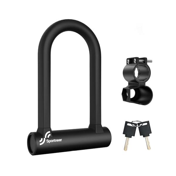 ブラック/-/ALC-02・??セキュリティ強化＆盗難防止亜鉛合金製のロックコアと合金鋼製のロックヘッドにより、最大12 000kgの油圧せん断力に耐える高強度設計。非常に頑丈な構造で、切断、破壊、穴あけなどの攻撃にも耐えられ、自転車を盗難...