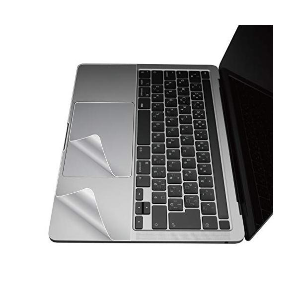 プロテクターフィルム単品無色/MacBook Pro 13インチ(2020)/PKT-MB03・Size:MacBook Pro 13インチ(2020)Style:プロテクターフィルム単品・パッケージ個数:1・トラックパッドとパ-ムレスト部...