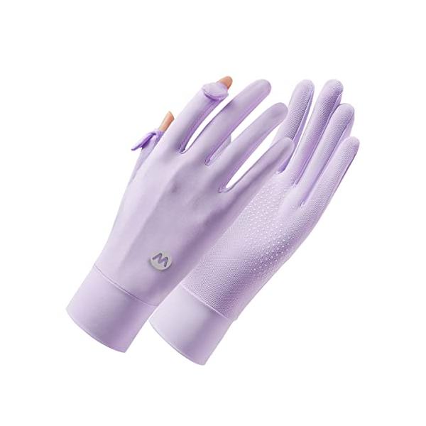パープル/Free Size/-・Color:パープル・UPF50+・紫外線から手肌を守る暑い夏の時期で、お顔だけでなく、紫外線から日灼けしやすい両手を守ることも重要になります。UVカット手袋は厳選されたUVカット素材を採用して、業界最高水...