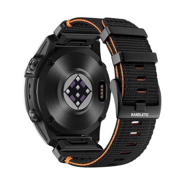 ブラック/オレンジ/22/GMF22-NOTO-FXDZK-BlackOrange・Size:22Color:ブラック/オレンジ・対応機種 ガーミン ベルト22mm 対応モデル：Fenix 8 &amp; 8 Pro 47mm/7/7 Pr...