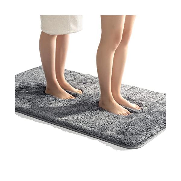 無地ダークグレー/70 x 120 cm (長方形)/R2503RCJ0511・Size:70 x 120 cm (長方形)Color:ダークグレー・サイズ＆素材表地：ポリエステル100％　裏地：熱可塑性ゴム　滑り止め　厚さ：約3cm　形状...