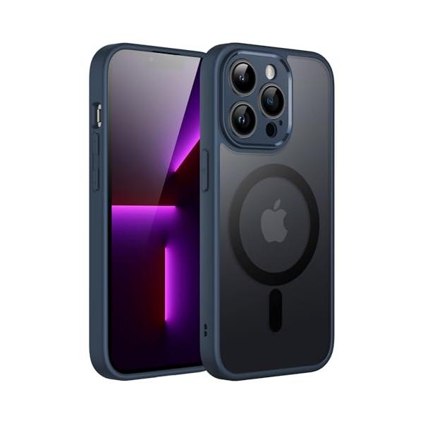 ネイビー/iPhone 13 Pro 6.1インチ/3975C・Color:ネイビー・[超マグネット吸着] MagSafeウォレット、カーマウント、バッテリーパック、その他のMagSafeアクセサリと互換性があります。磁石で充電器に強力に取...