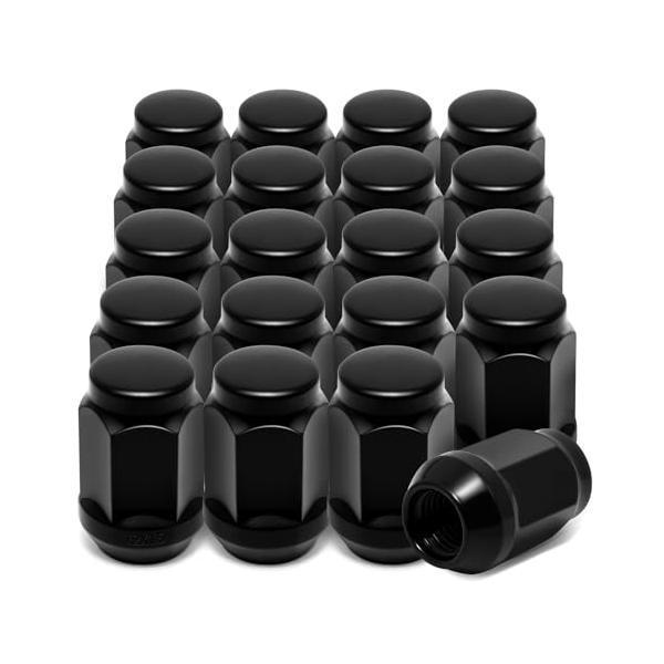 「20個入」テーパー座60°長さ35mmブラック/M12×1.5/-・Size:M12×1.5Style:「20個入」テーパー座60°長さ35mmColor:ブラック・[適応車種]※愛車の取り付け面座面形状を確認ください。M12xP1.5 ...