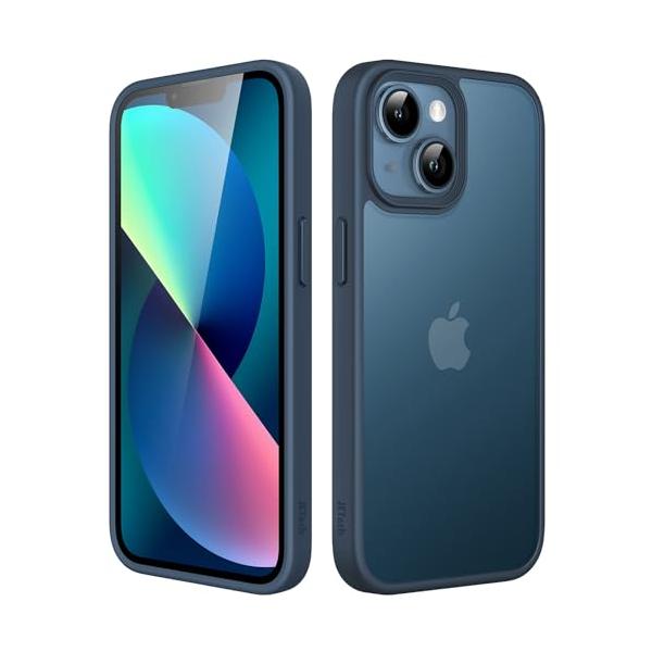 ストームブルー/iPhone 13 Mini 5.4インチ/388DC・Color:ストームブルー・[ミリタリーグレードの保護] このケースは、6フィートの落下テストでミリタリーグレードの耐衝撃性として認定されており、衝撃を吸収するコーナリ...