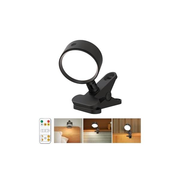 おしゃれブラック/-/G16・Color:ブラック・5000mAh大容量バッテリー＆省エネこのデスクライト クリップには5000mAhの大容量リチウム電池が内蔵されており、Type-C急速充電技術に対応。わずか5時間でフル充電がで、1回の充...